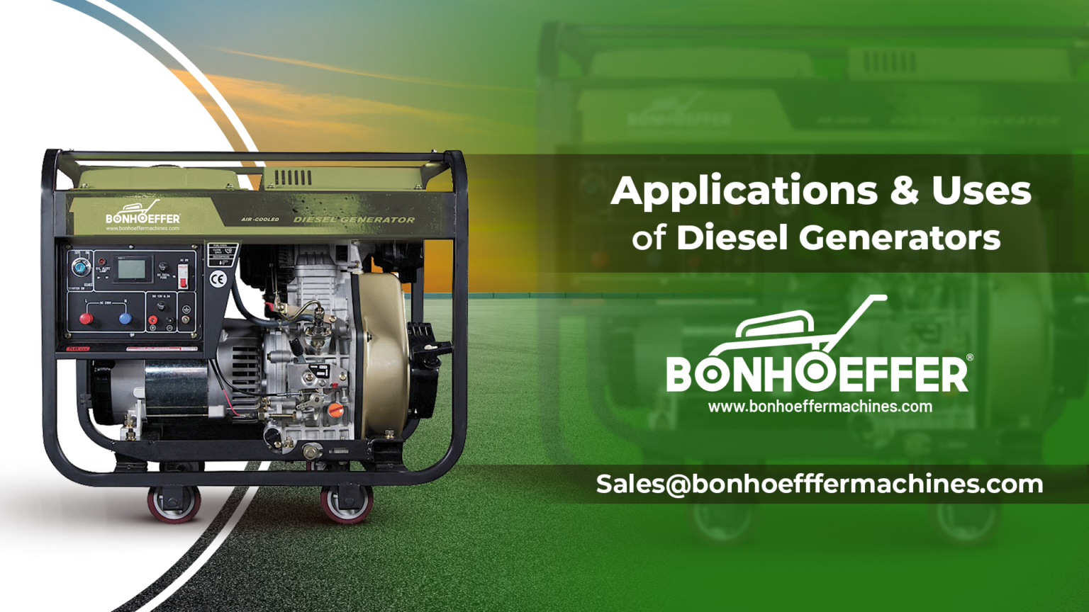 Applications and Uses of Diesel Generators – Bonhoeffer