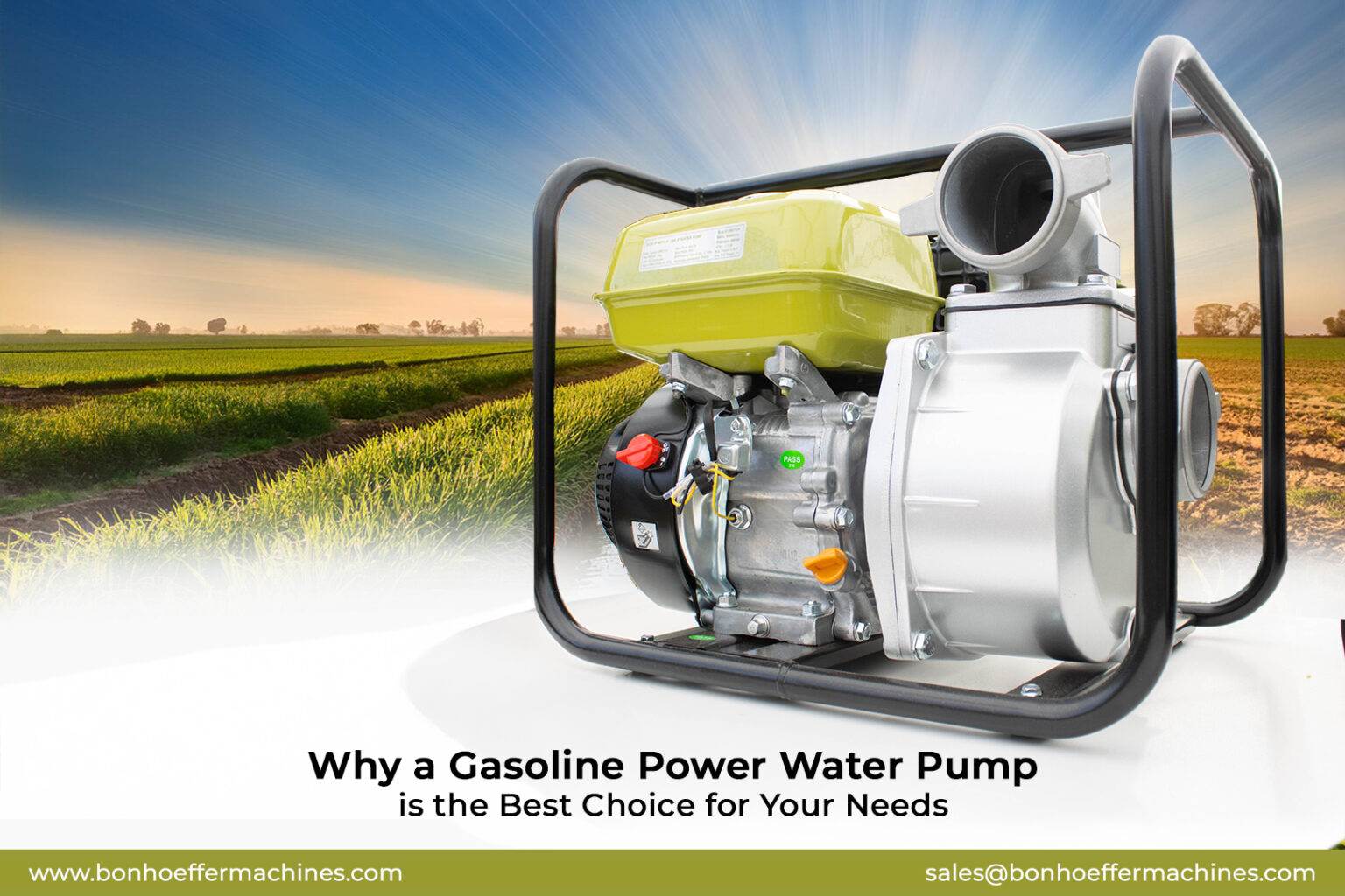 5 Reasons Why Gasoline Water Pump is Best – Bonhoeffer